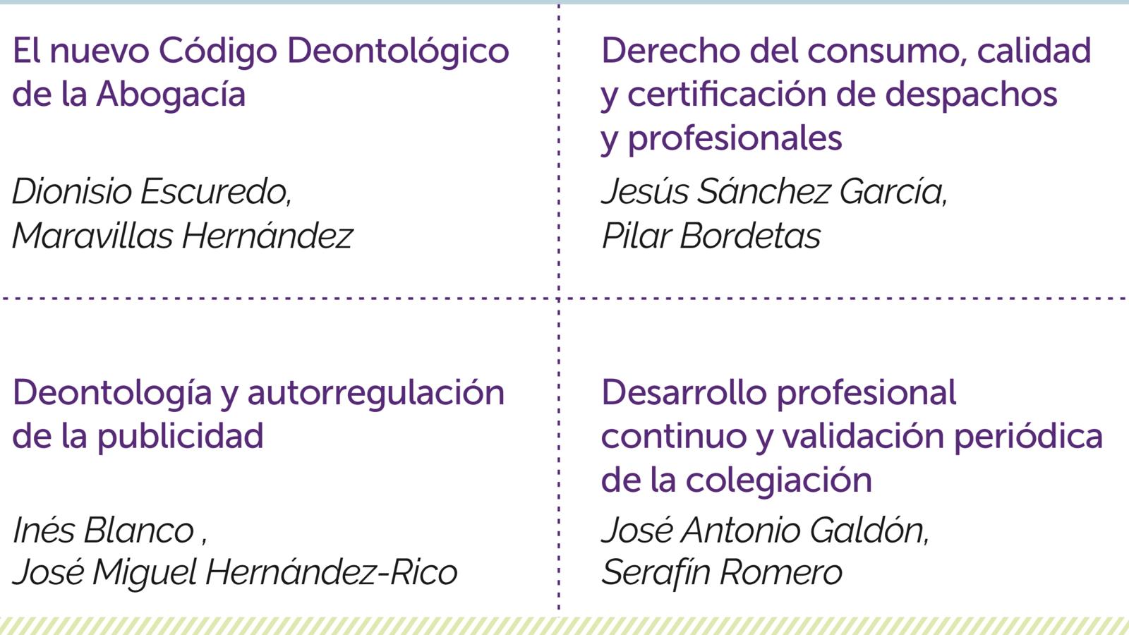 Presentación del Código Deontológico de la Abogacía # ...