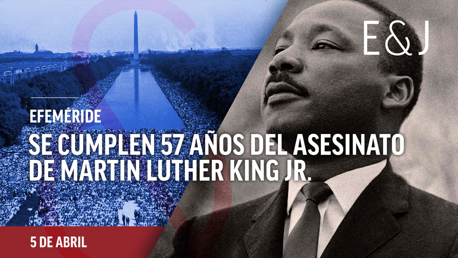 Se cumplen 57 años del asesinato de Martin Luther King Jr., en el ...